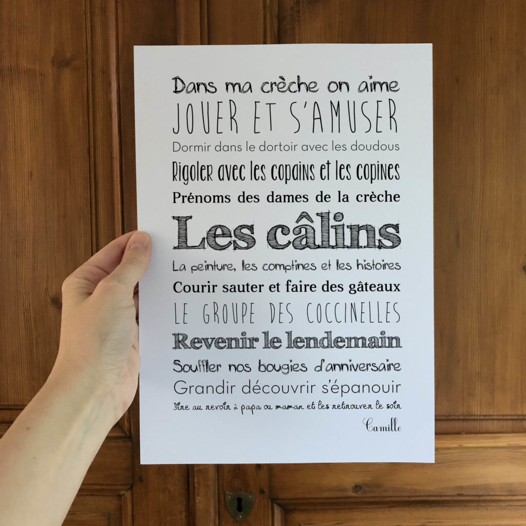 Affiche définition ATSEM - L'Atelier Typodeco Affiche définition ATSEM - L'Atelier Typodeco